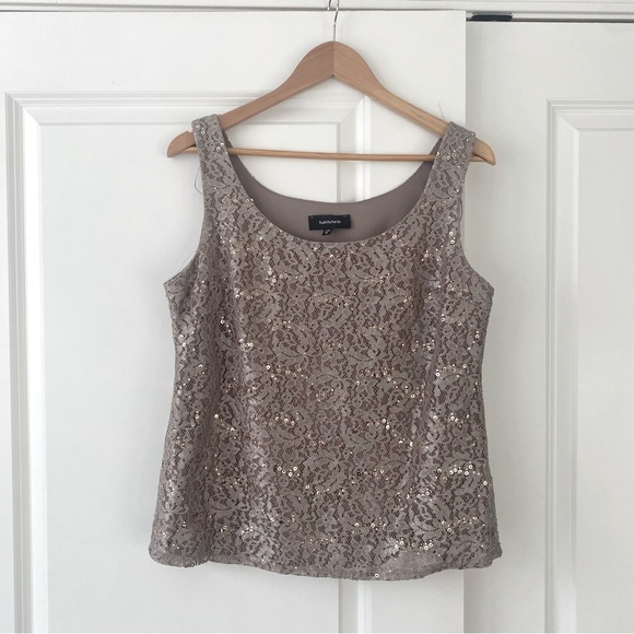 R & M Richards | Tops | Rm Richards Sequin Shimmery Top Size | Poshmark